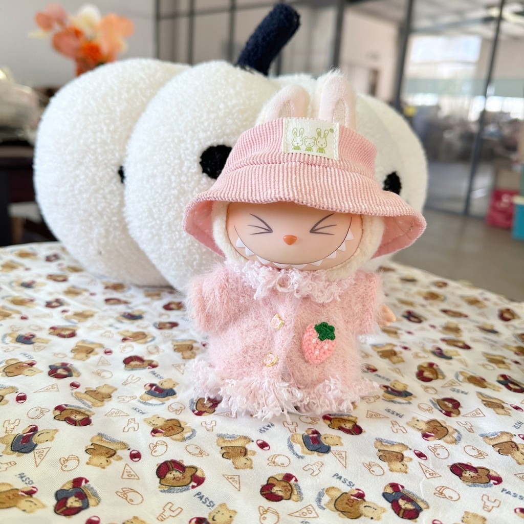Cloth Only）For 17 cm Labubu V1/V2 Clothes Pendant Labubu Sitting Party ...