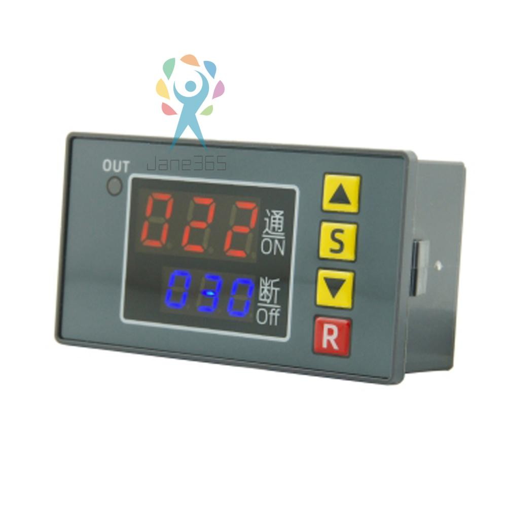 T3231 Programmable Time Control Controller Digital Time Delay 1-way Relay Switch Active Output ...