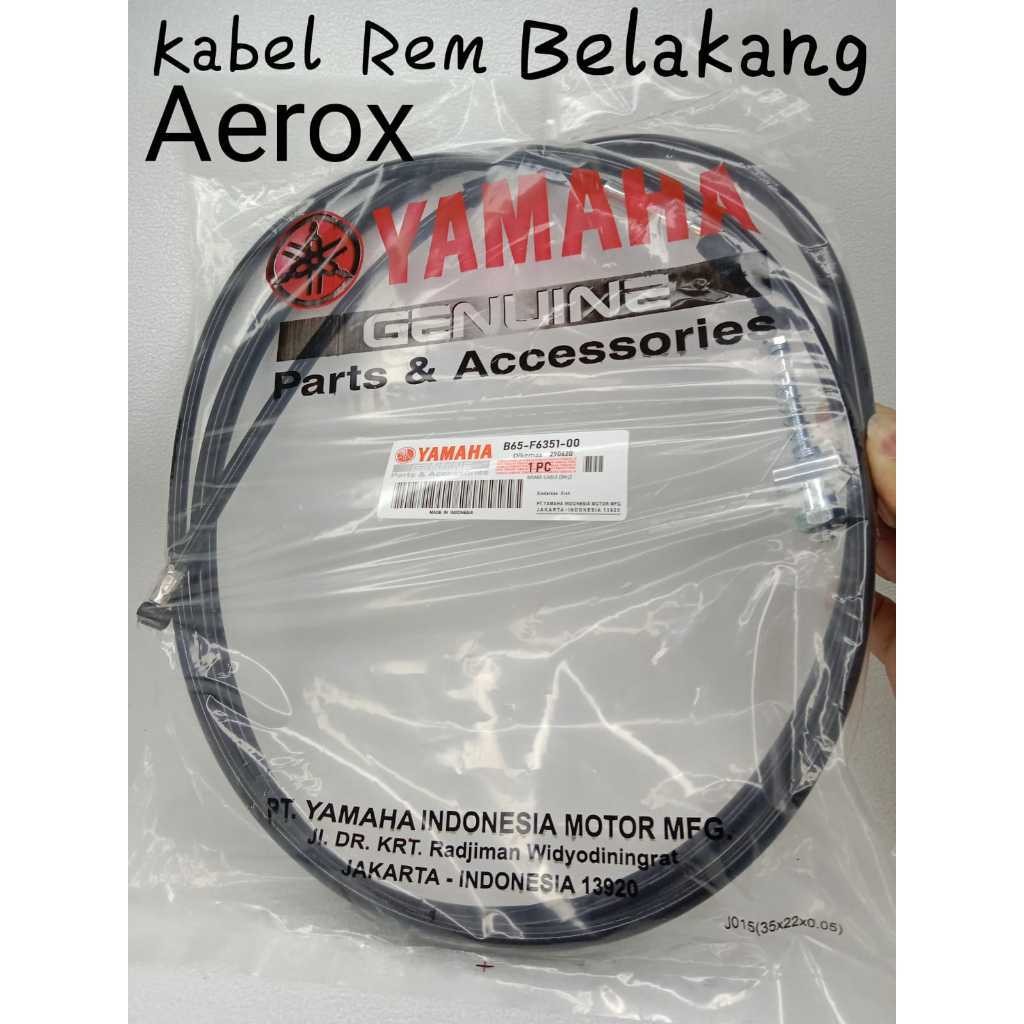 Brake CABLE / OLD AEROX BRAKE ROPE AEROX 155 LEXI ORIGINAL YGP CODE B65 ...