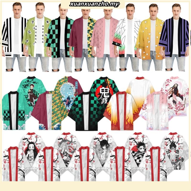 Anime Demon Slayer Hashibira Inosuke Cosplay Costumes Kimono Teens ...
