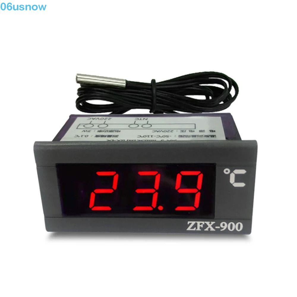USNOW Embedded Temperature Meter, LED Panel Meter 220V Temperature ...