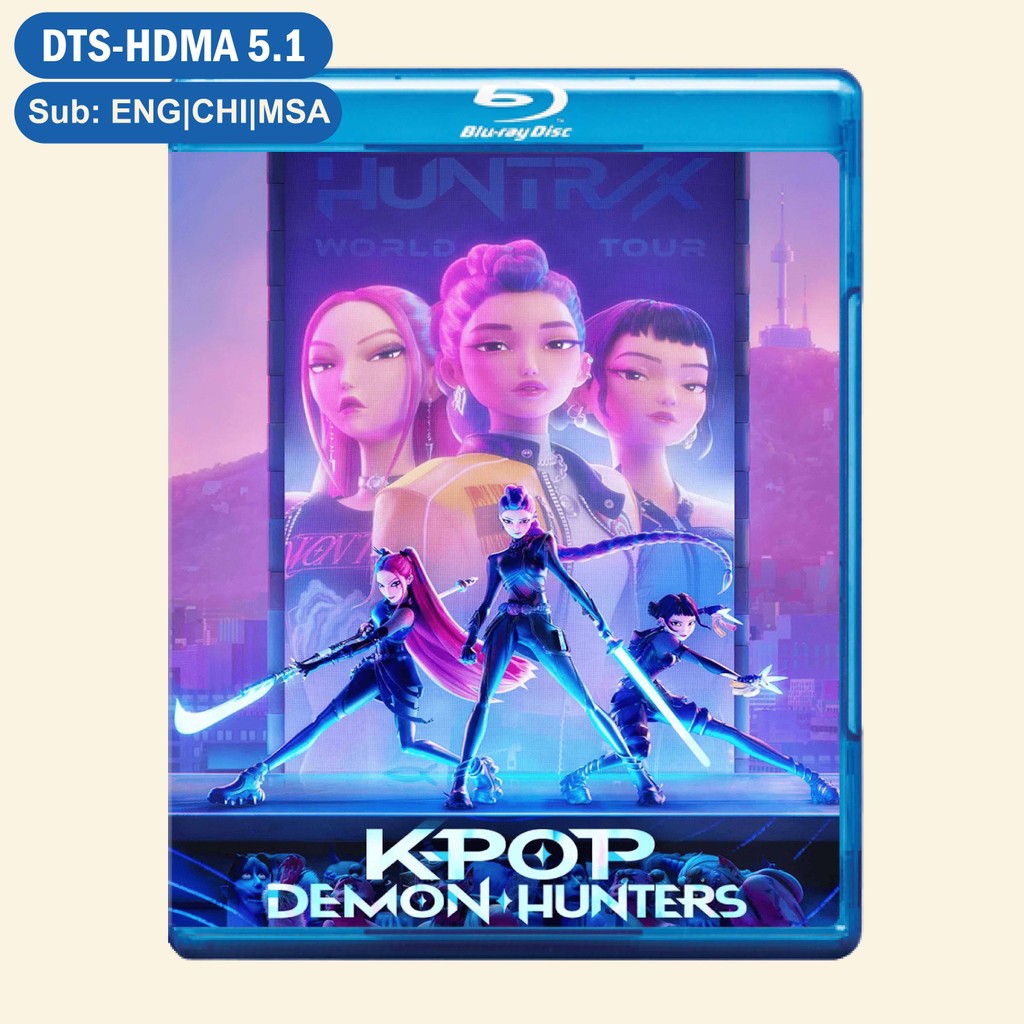 Bluray movie kpop Demon Hunters 2025 (English DTS 5.1) - Anime ...