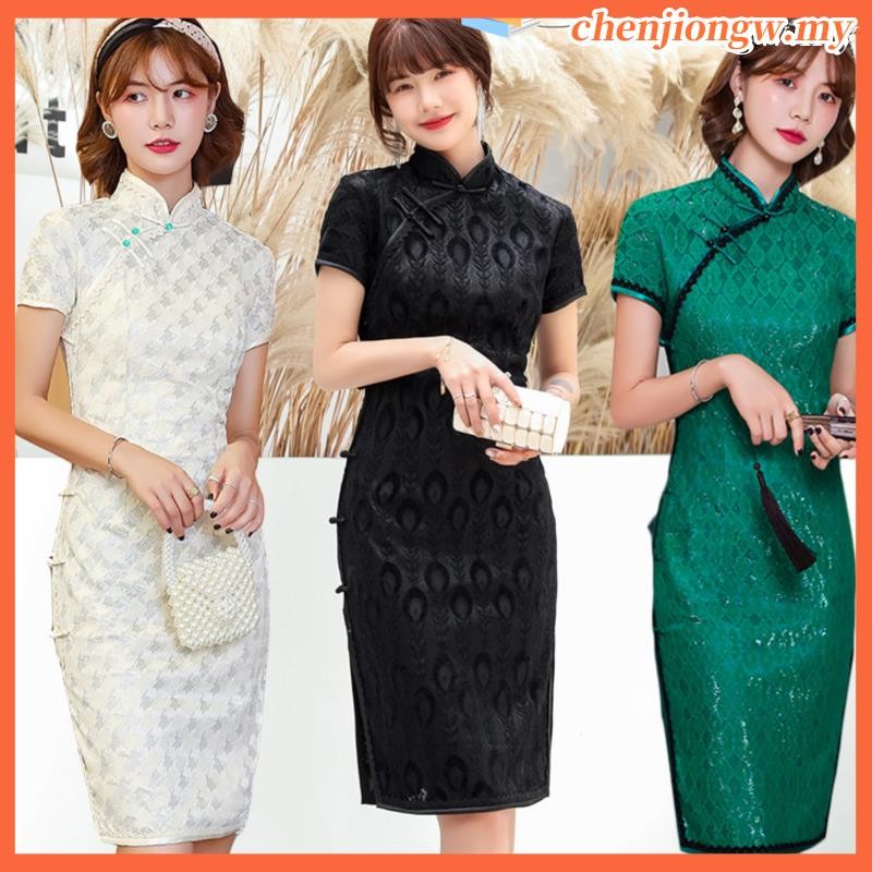 Cheongsam dress for women New National Old Shanghai Improved Cheongsam ...