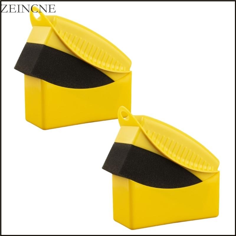 Zein Tire Gloss Applicator Rectangular Wheel Cleaning Sponge Car ...