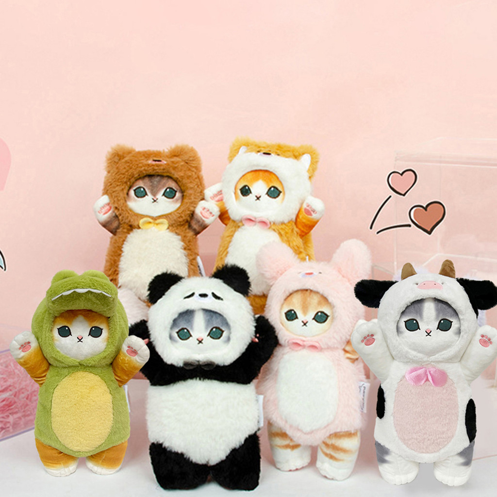 25cm Mofusand Kawaii Cos Cat Cute Cosplay Animals Cat Shark Cat Plush ...