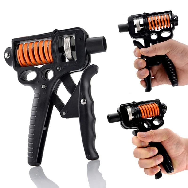 5-165kg Adjustable Heavy Hand Grip Strengthener Finger Expander Arm ...
