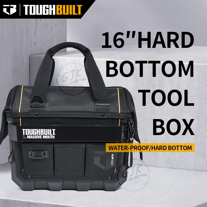 ToughBuilt - Large Massive Mouth 16” Tool Bag - Pro Grade Quality ...