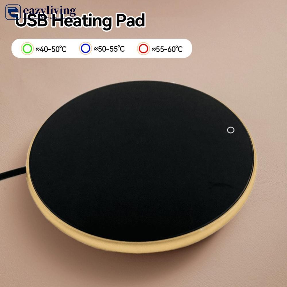 EAZYLIVING Thermostatic Heating Coaster Cup Heater Mug Warmer 3 Gear ...