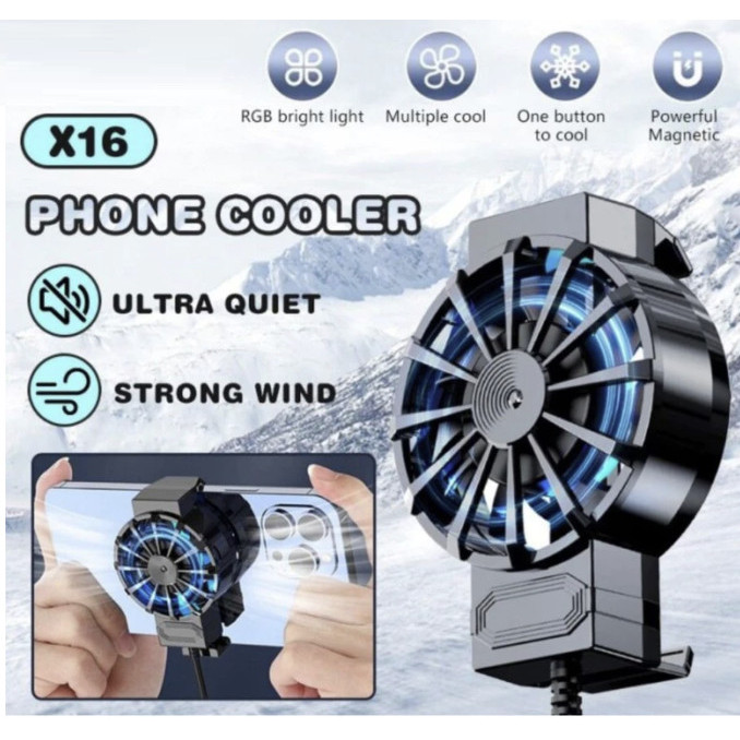 HP Smartcom - X16 Cooling Fan Mobile Phone Holder Stand Universal ...