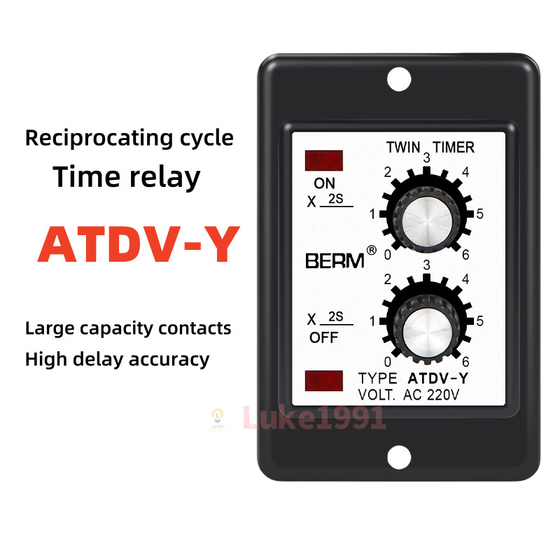 Double cycle time relay 6S 12S 60M reciprocating cycle delay controller ... Double cycle time relay 6S 12S 60M reciprocating cycle delay controller ...