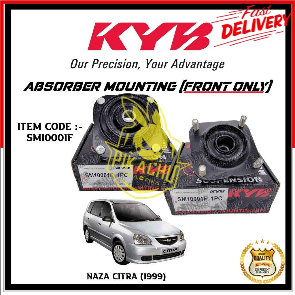 ORIGINAL KAYABA NAZA CITRA (1999~), KIA CARENS 2 (1998~) FRONT ABSORBER MOUNTING KYB (2 PCS ...