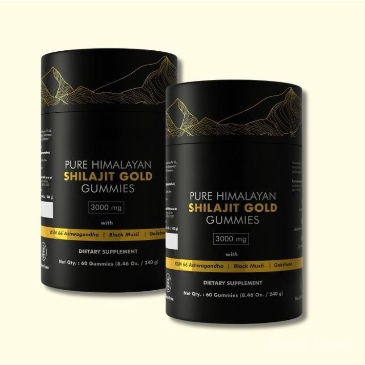 2-Pack100% Authentic Pure Himalayan Shilajit Gummies | Dengan ...