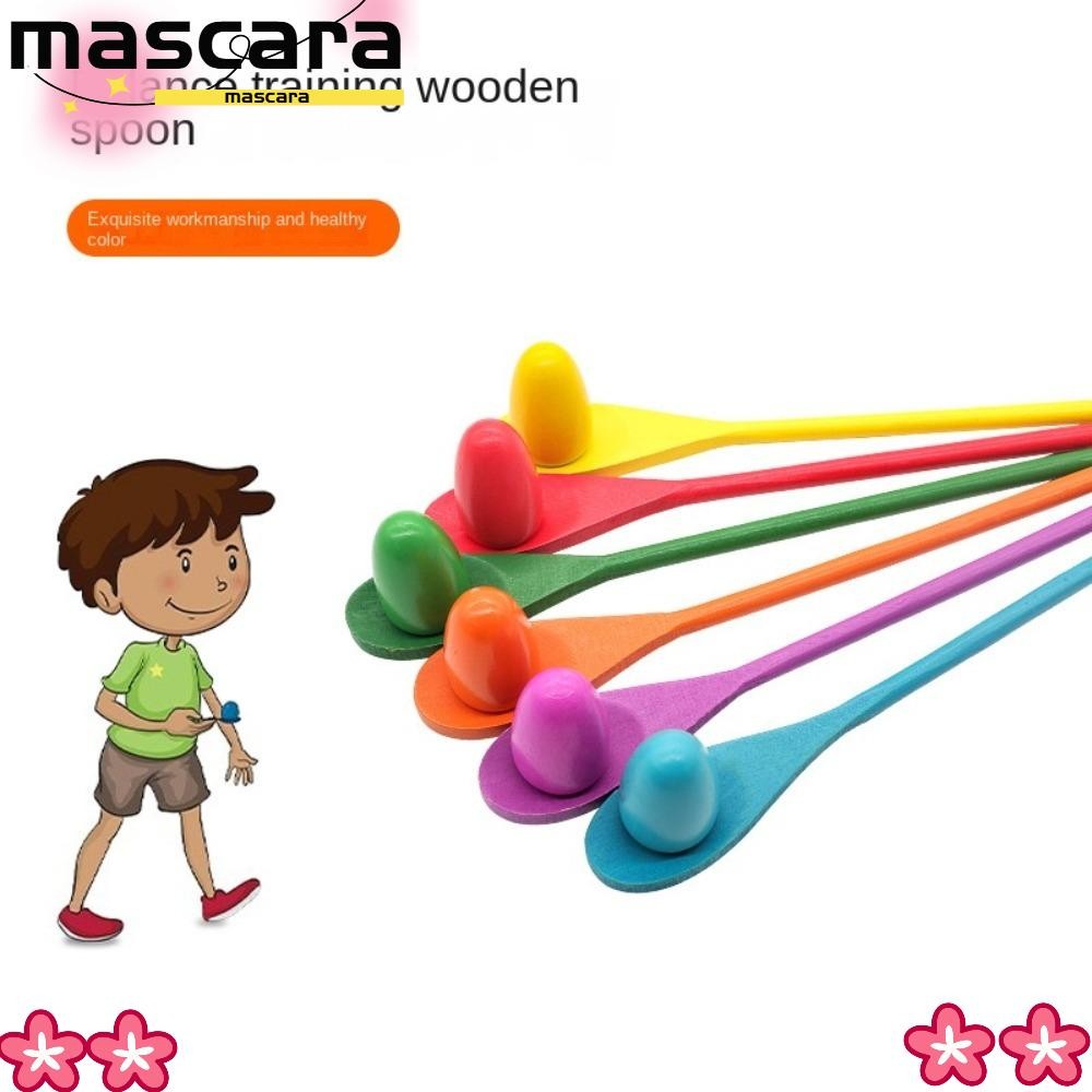 JONY1 Balance Training Spoon, Montessori Early Learning Gifts Wooden ...