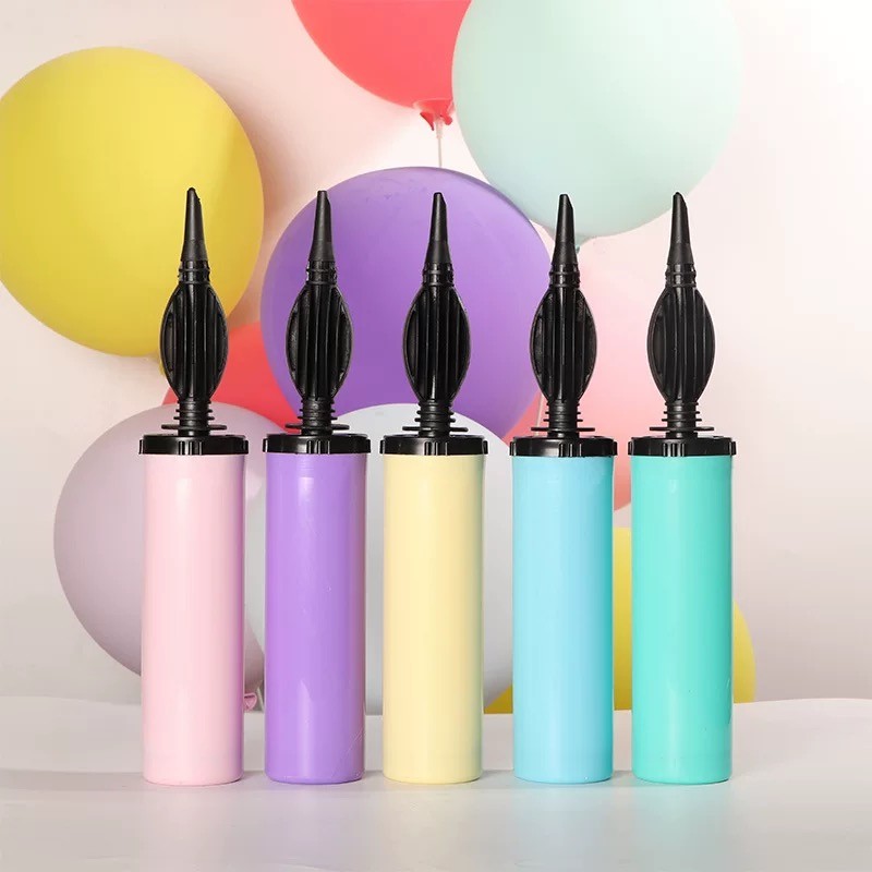 Balloon Hand Push Pump Portable Macaron Color Hand Push Pump Air Pump ...