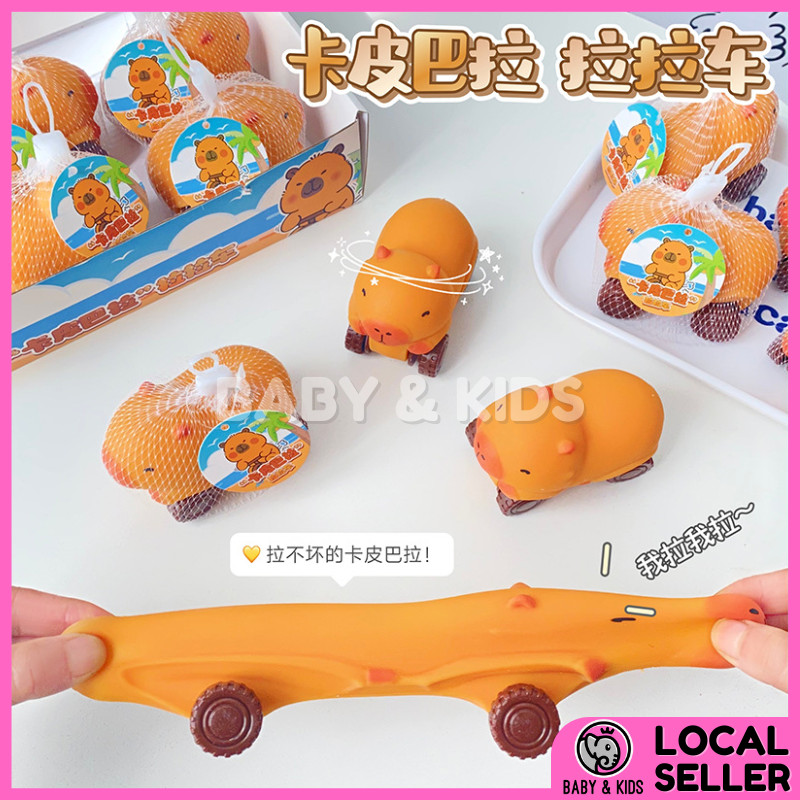 LOCAL!! Decompression Sliding Car Capybara Unique Wheel Mounted Sand ...