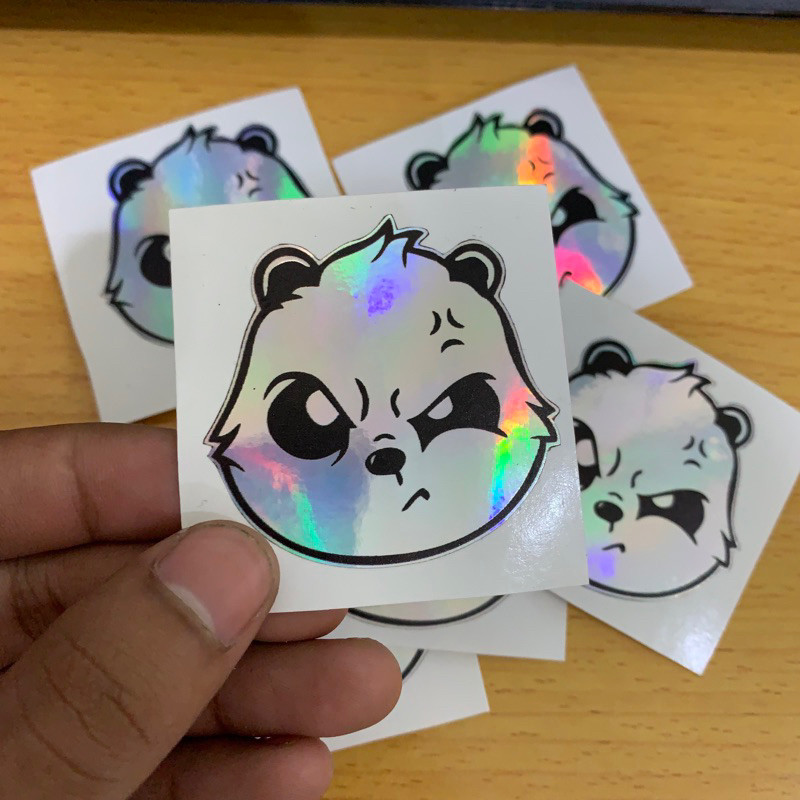 Hologram Panda Sticker | Shopee Malaysia