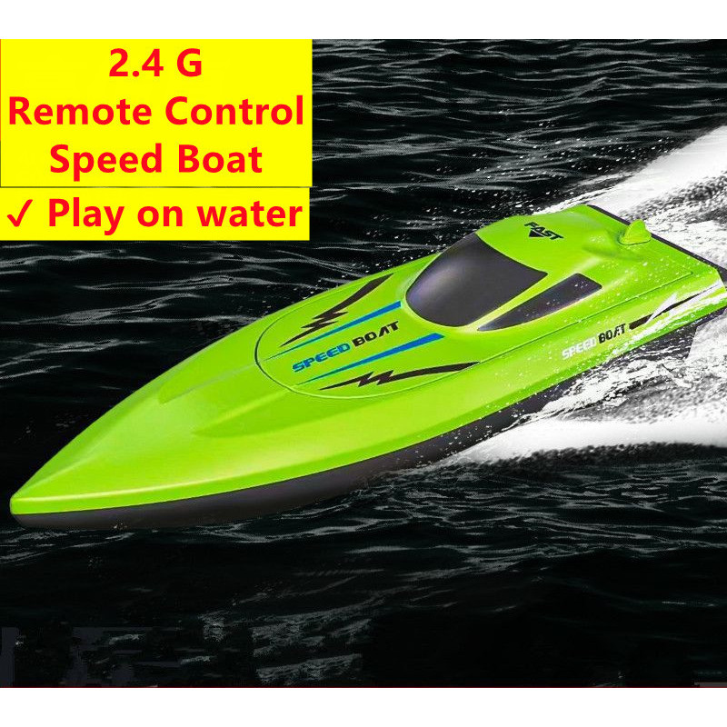 RC 2.4 Ghz Control High Speed Toy Boat Water Vehicle Simulation Kids ...