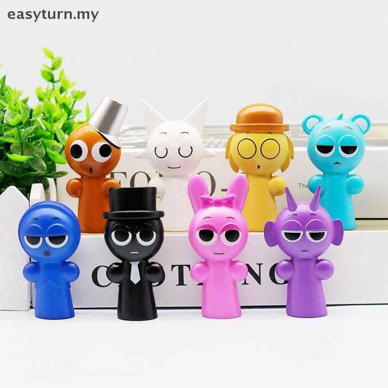 Eas 8/12PCS Christmas Gifts For Kids New Incredi Box Sprunki Figure Toy ...