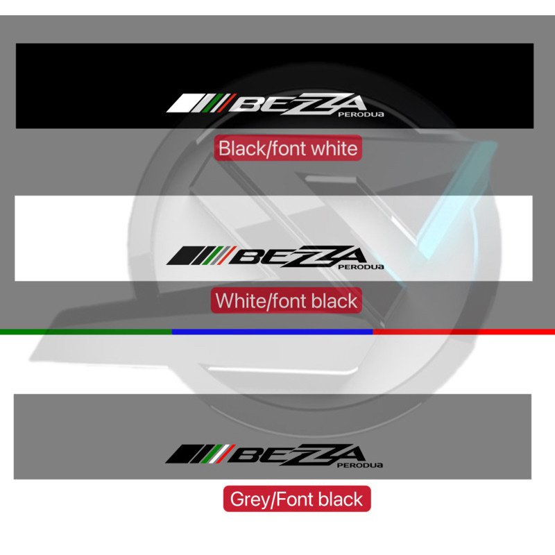 (Ready Stock) S1453# Perodua Bezza Windshield Car Sticker | Shopee Malaysia
