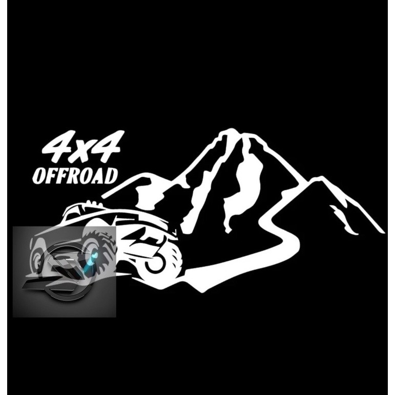 (Ready Stock) S555# 4x4 Off Road Car Graphics Vinyl Decals Sticker ...