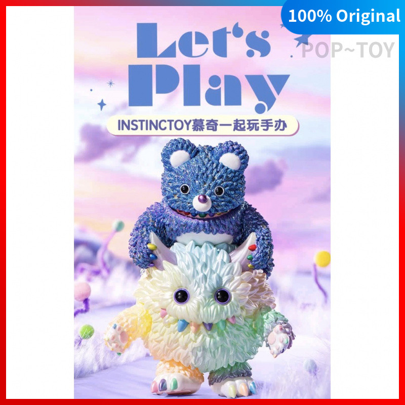 POPMART Instinctoy Lets Play Limited Figures Cute Gift Pop Mart ...