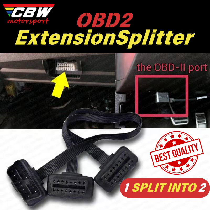 💞Ready Stock🇲🇾OBD OBD2 Splitter Connector Cable ELM327 obd meter obd2 ...