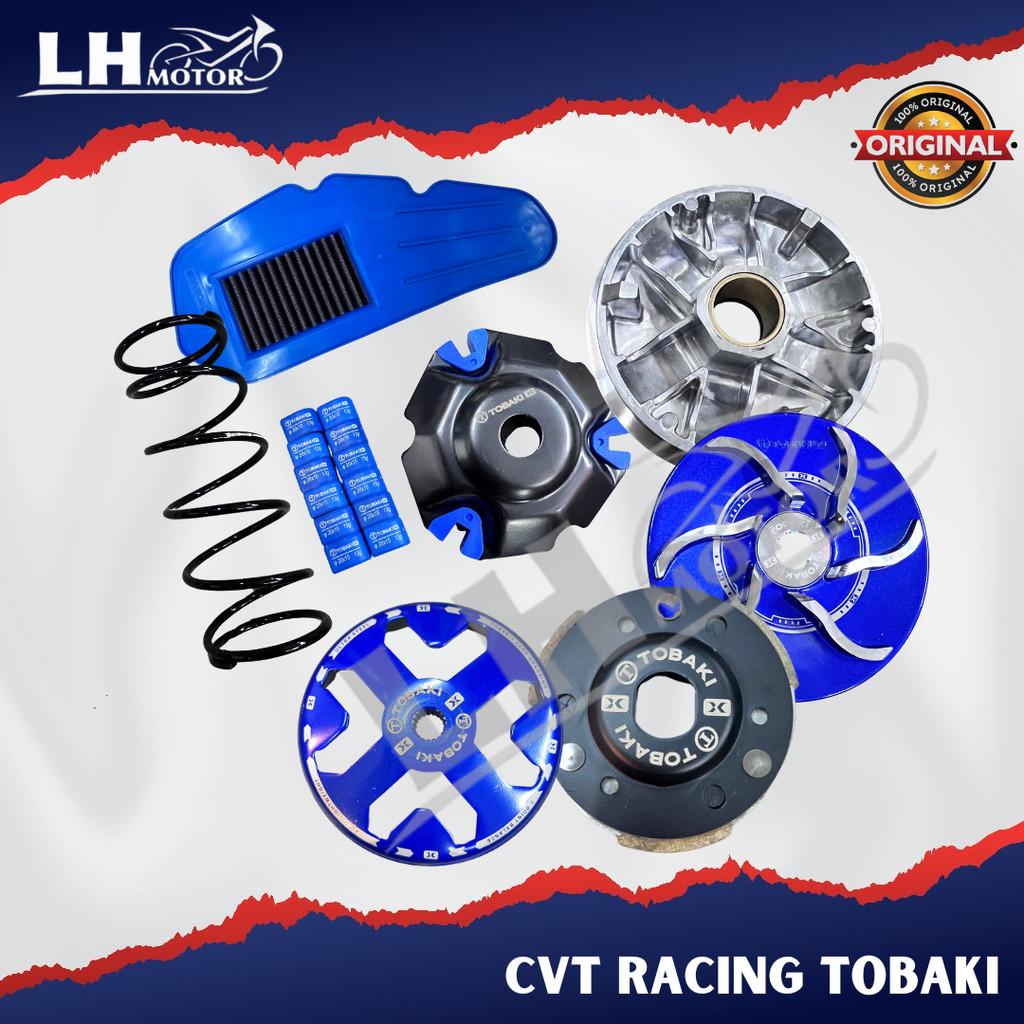 TOBAKI RACING CVT SYSTEM：FRONT & REAR PULLEY FULL SET RACING NMAX NVX ...
