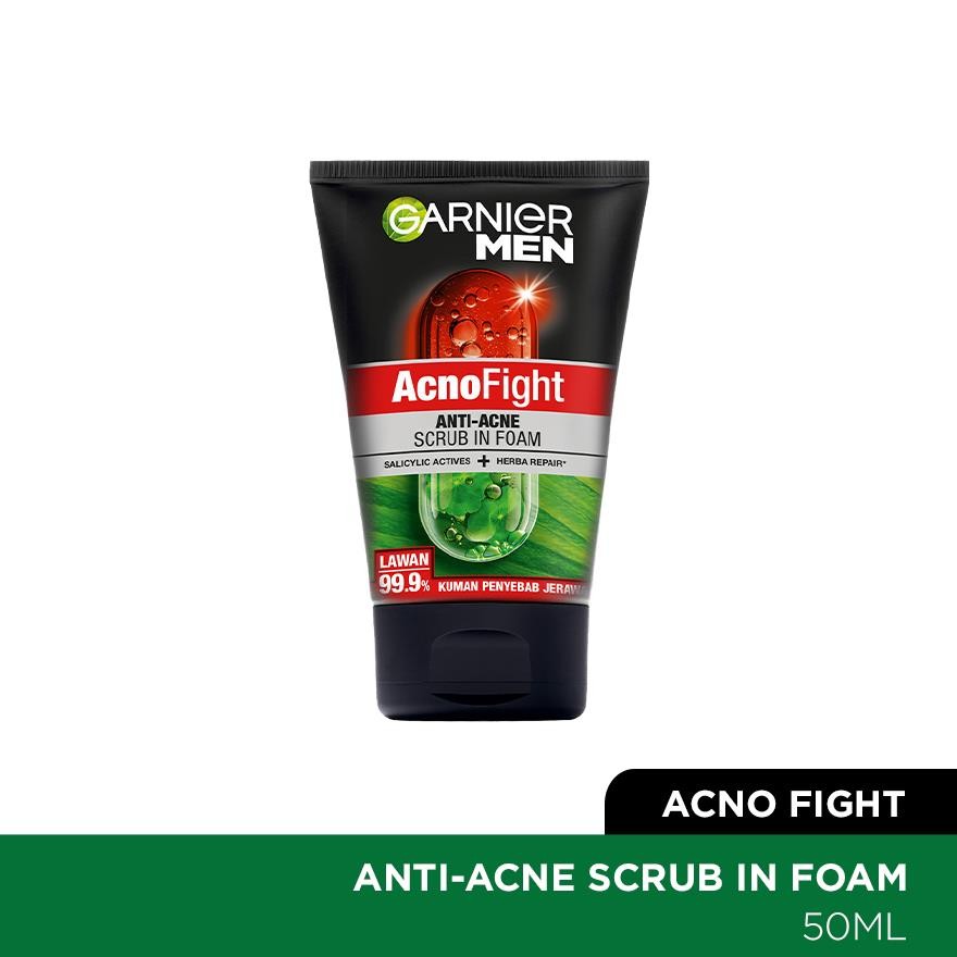 GARNIER MEN Acno Fight Anti-Acne Foam 50ml | Shopee Malaysia