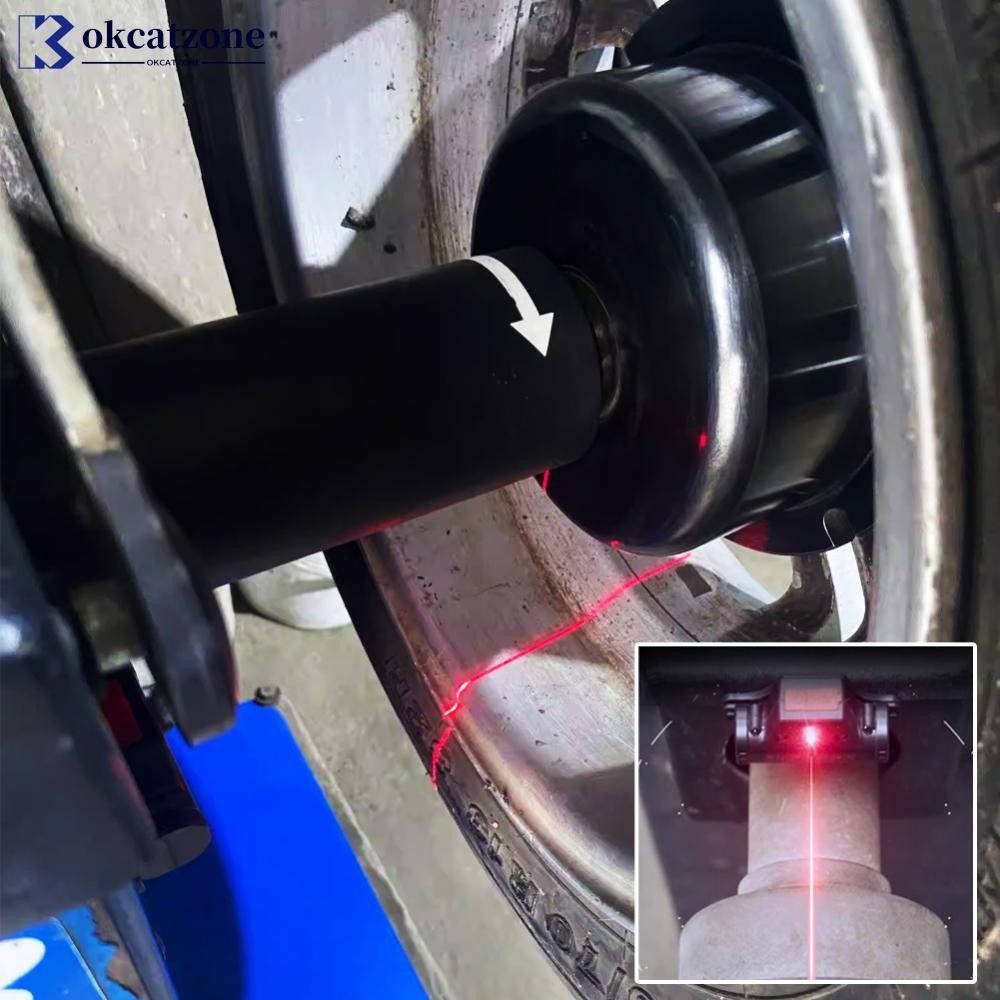 OKCATZONE Portable USB Charging Car Wheel Balancer Laser Positioning ...