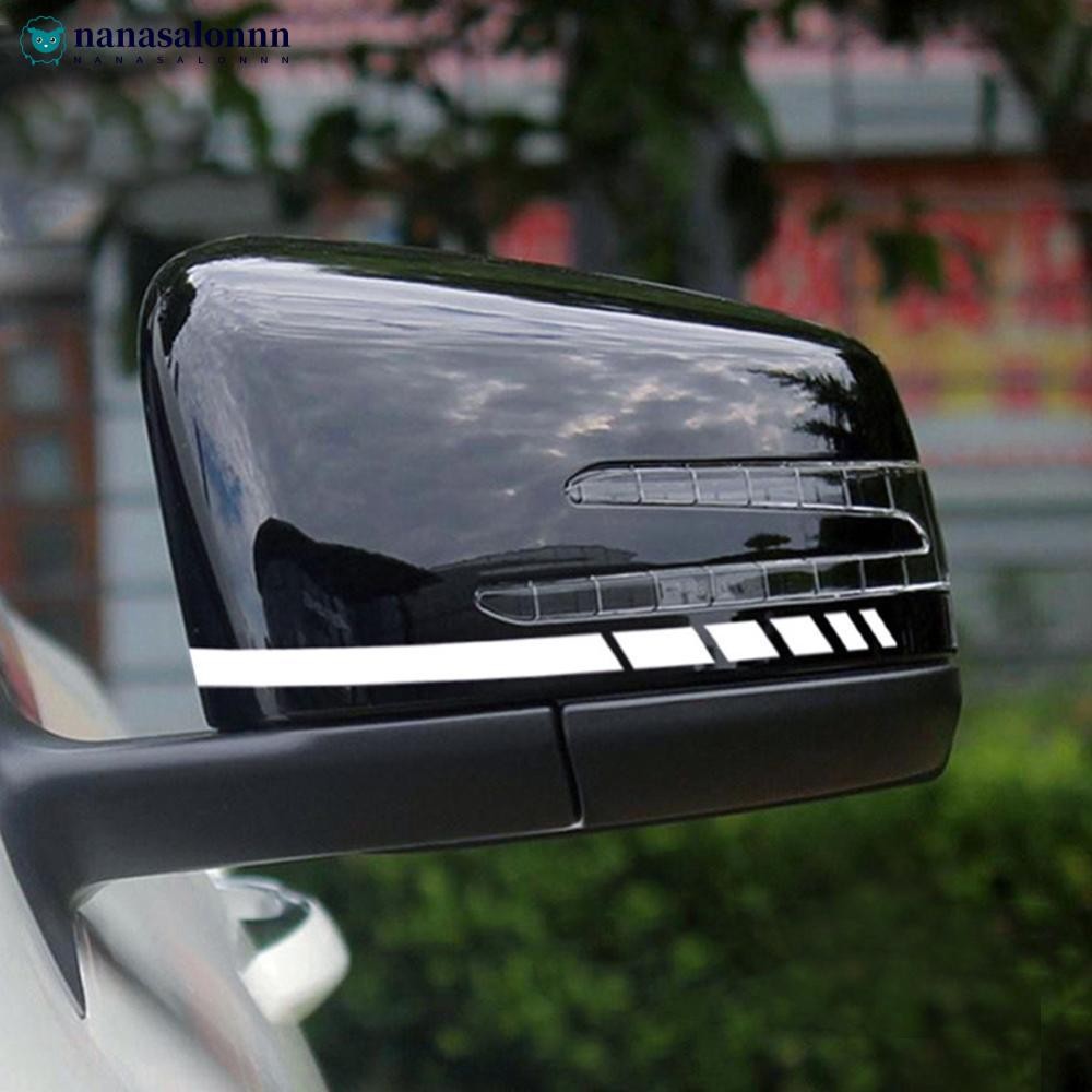 NANASALONNN 2Pcs Rearview Mirror Side Stripes Sticker Vinyl Decal For ...