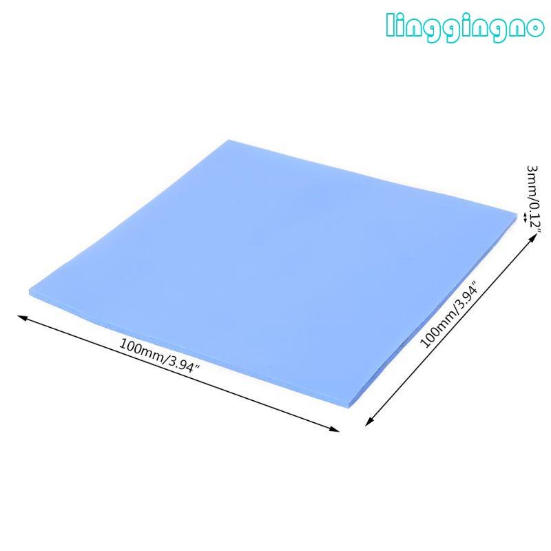 RR 1Sheet 100mmx100mmx3mm Thermal Conductivity CPU Heatsink Cooling ...