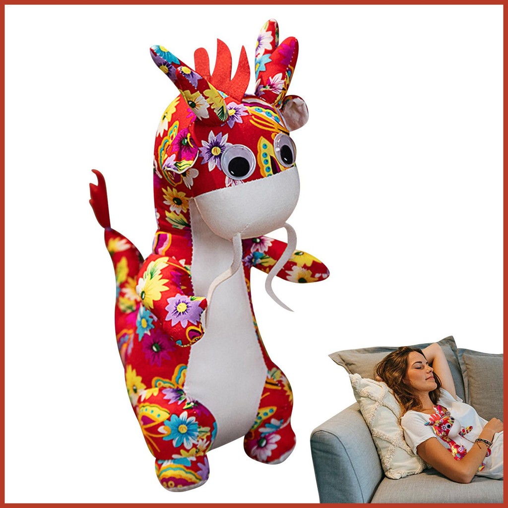 Chinese Dragon Plush Cute Sensory Chinese Plush Doll Stuffed Animal ...