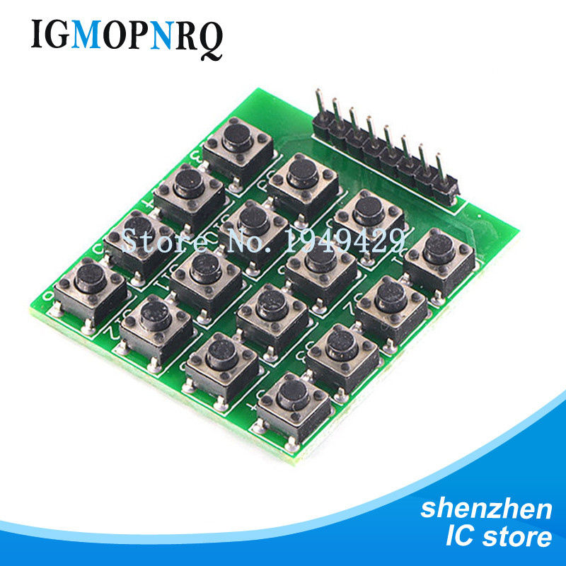 1pcs 4x4 Matrix 16 Keypad Keyboard Module 16 Button Mcu | Shopee Malaysia