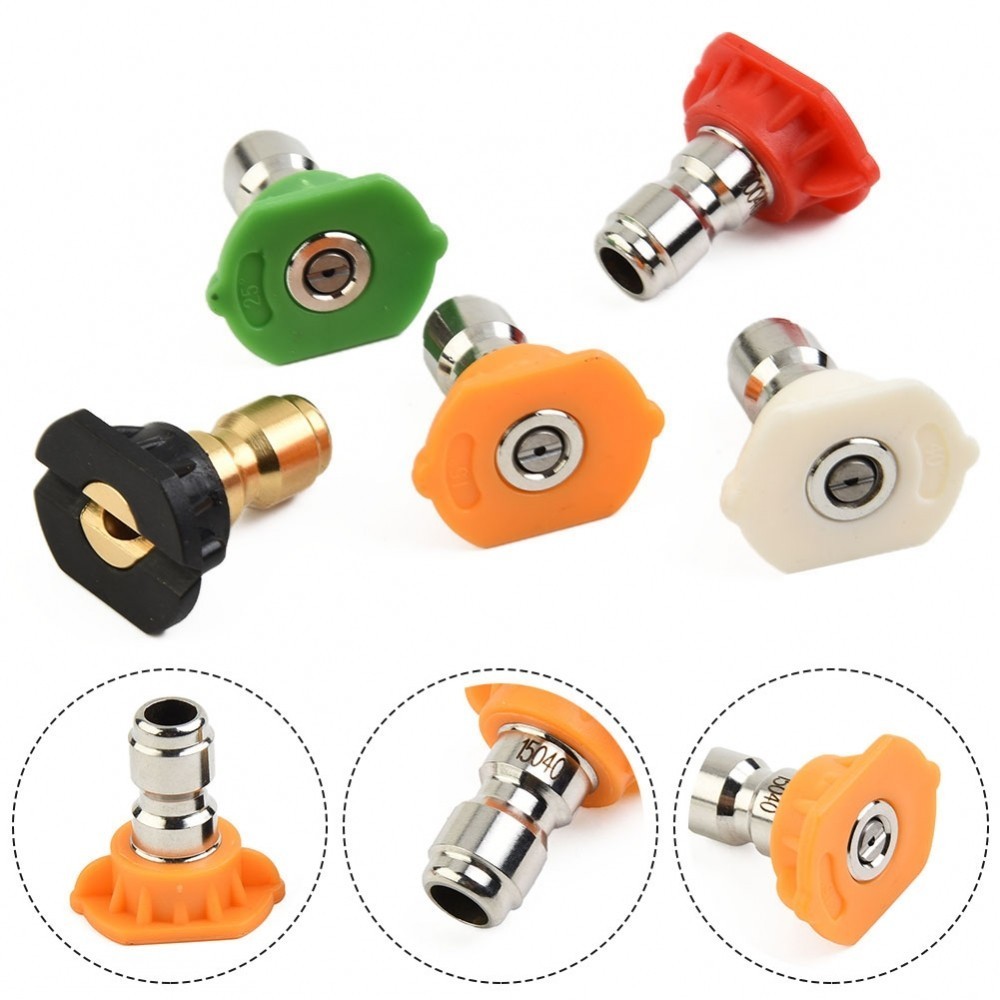 Spray Nozzle Tips Water Jet 0 15 25 40 Degree Multiple Degree New Brand ...