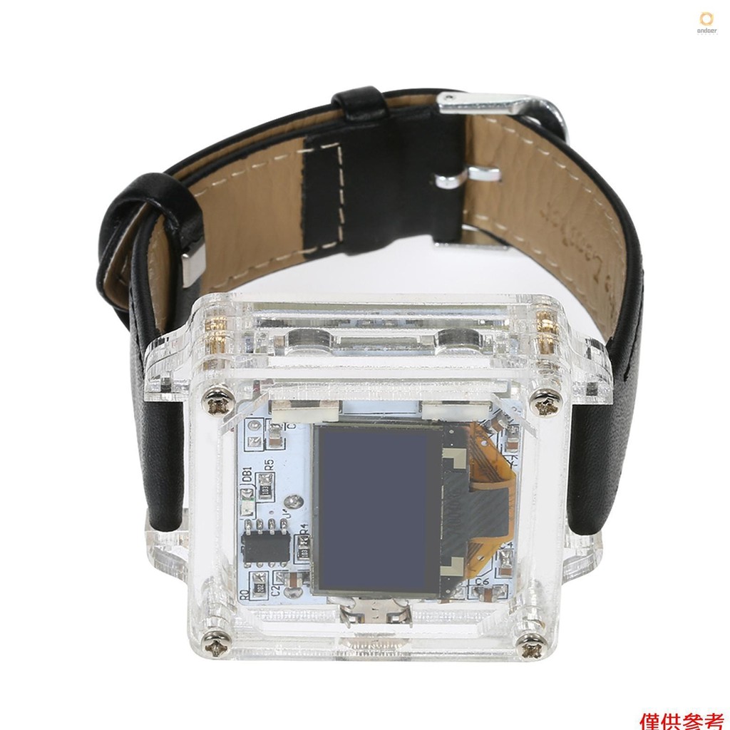 SCM Awesome Wristwatch DIY Kit Transparent LED Watch DIY LED Digital ...