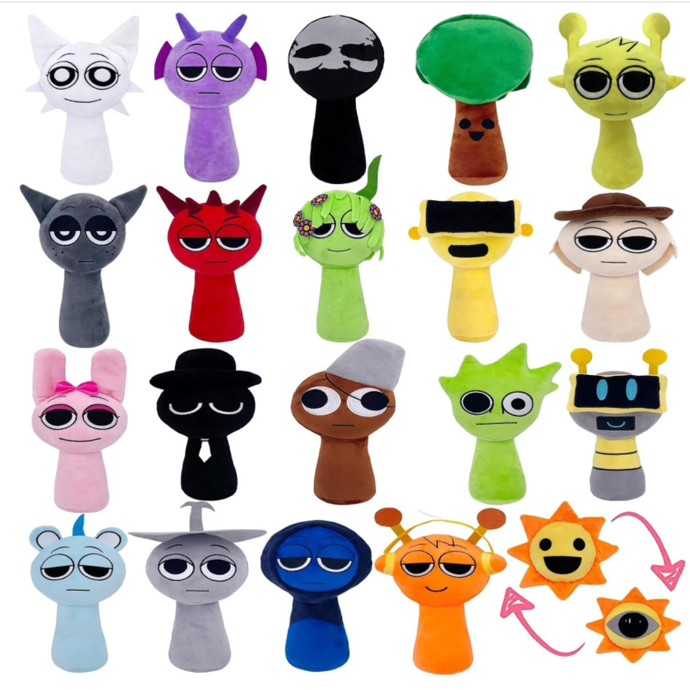 2025 Sprunki Incredibox Sprunki Plush Toy Sprunki Stuffed Doll Gifts ...