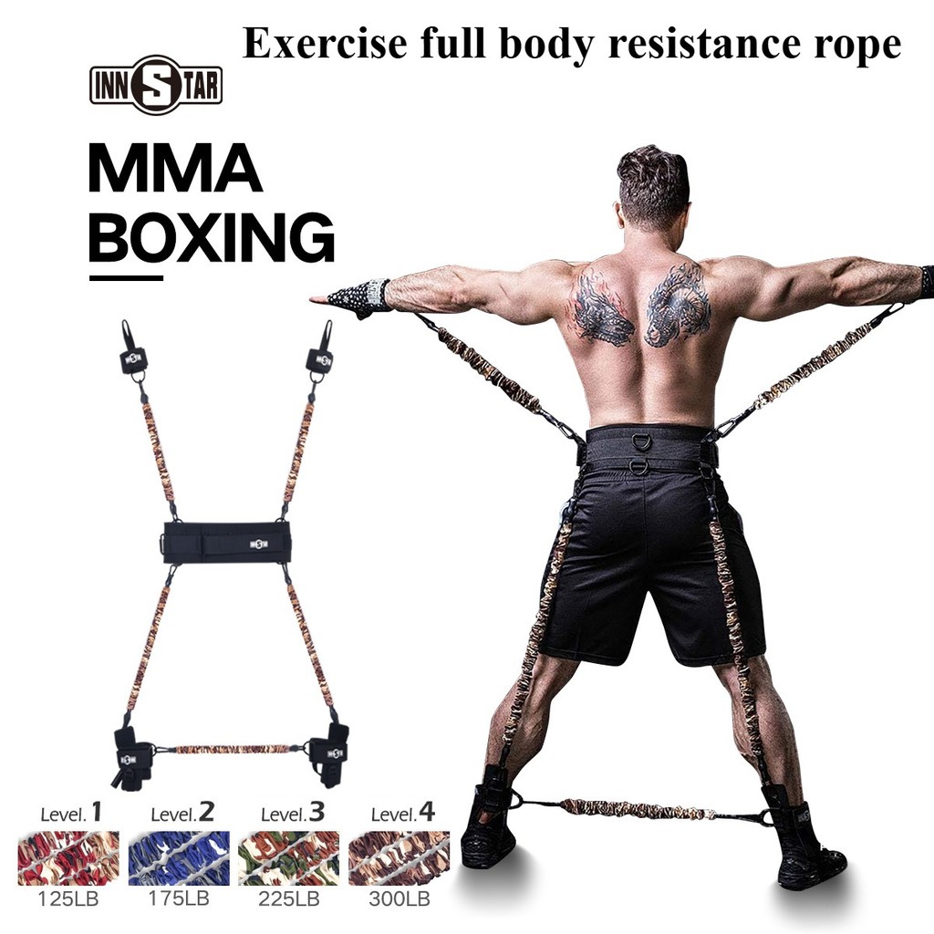 INNSTAR Resistance rope can exercise full body fitness boxing ...