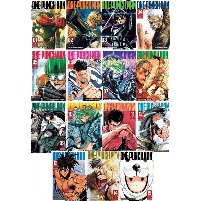 One-punch Man Vol. 1-25 (Manga) English By ONE Yusuke Murata | Shopee Malaysia