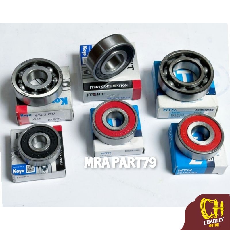 Bearing RASIO GEAR BOX AXLE SET 6PCH KOYO/NTN JAPAN ORIGINAL HONDA ...