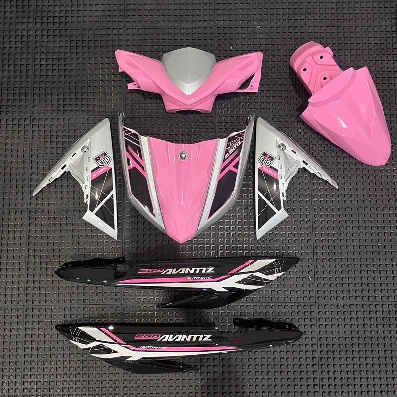 Coverset Ego Avantiz Titan Baby Pink Siap tampal body cover ego avantiz ...