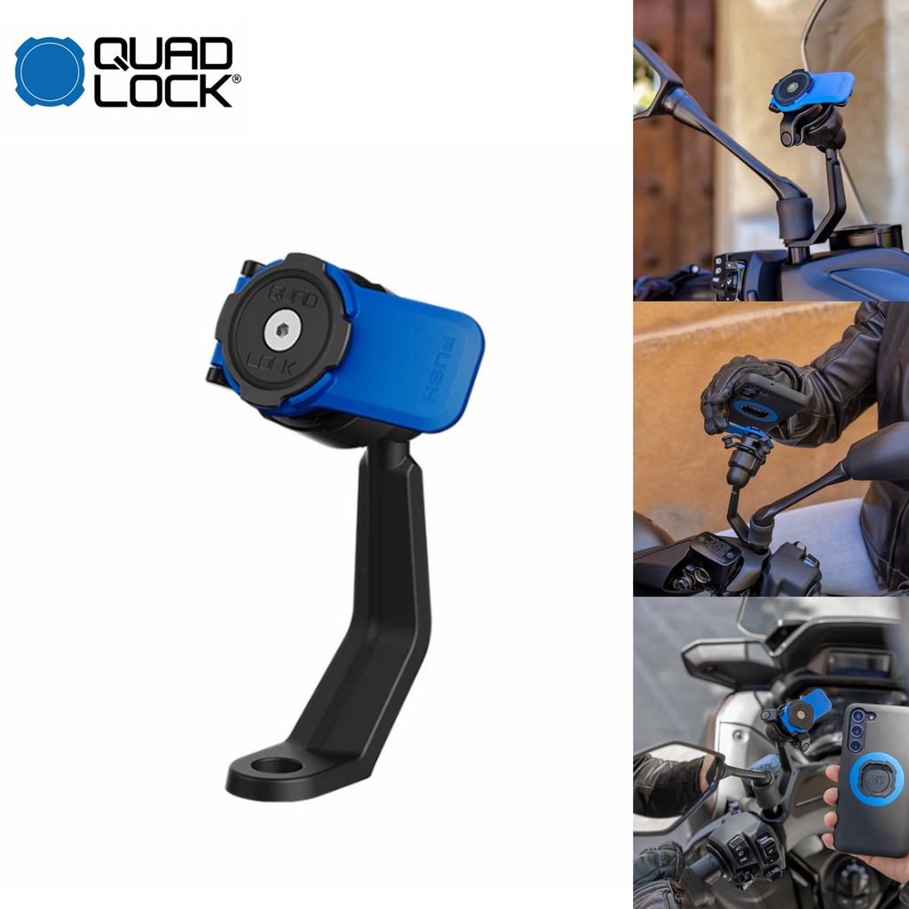 Quad Lock Scooter/Motorcycle - Mirror Stem Mount Phone Mount for ...