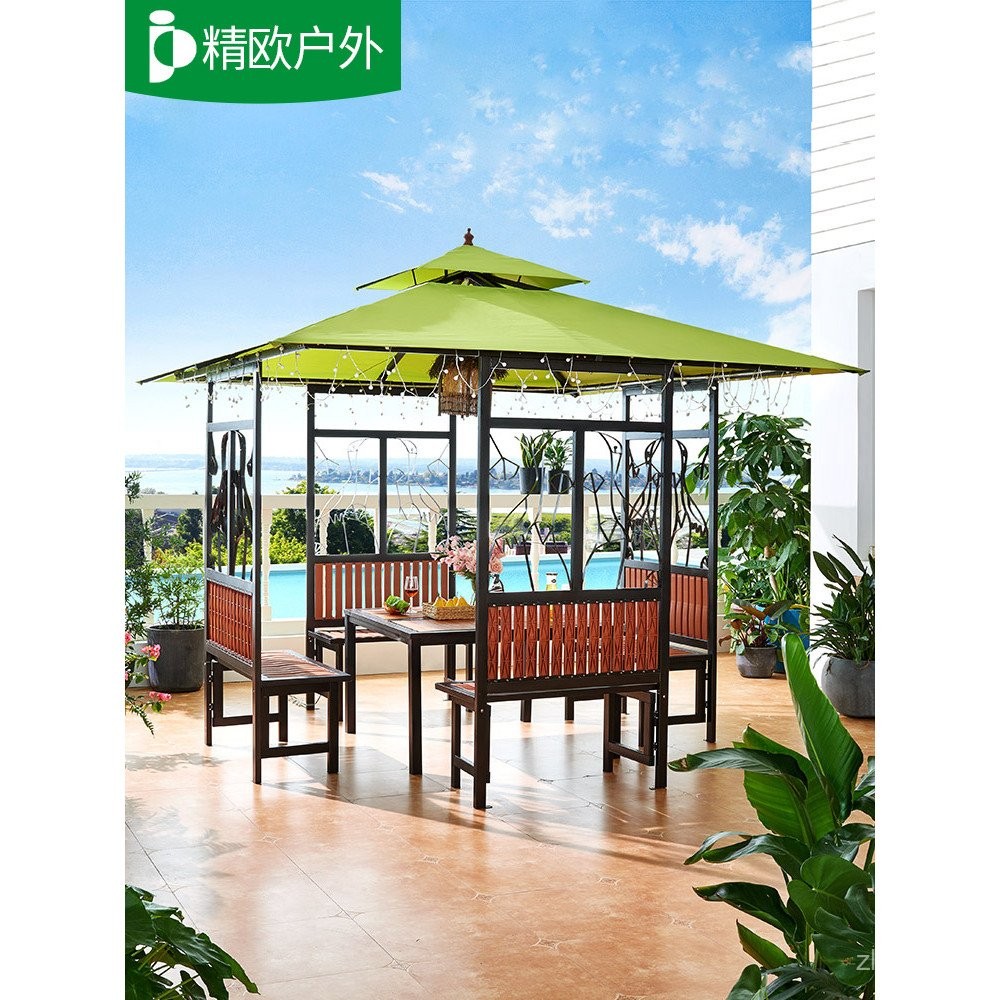 Gazebo Luar Halaman Vila Taman Bumbung Kerai Bumbung Khemah Ringkas ...