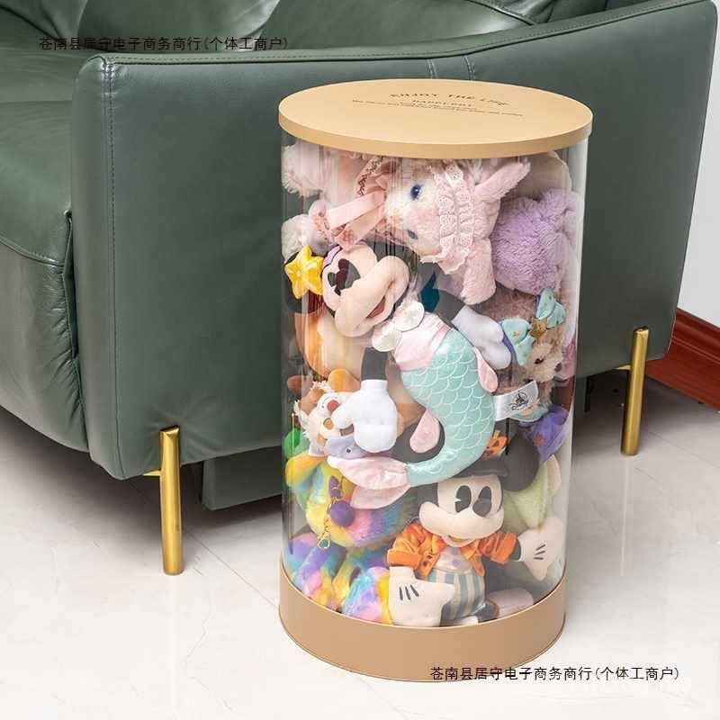 Cylindrical Doll Installation Doll Storage Bucket Plush Toy Tube Number ...