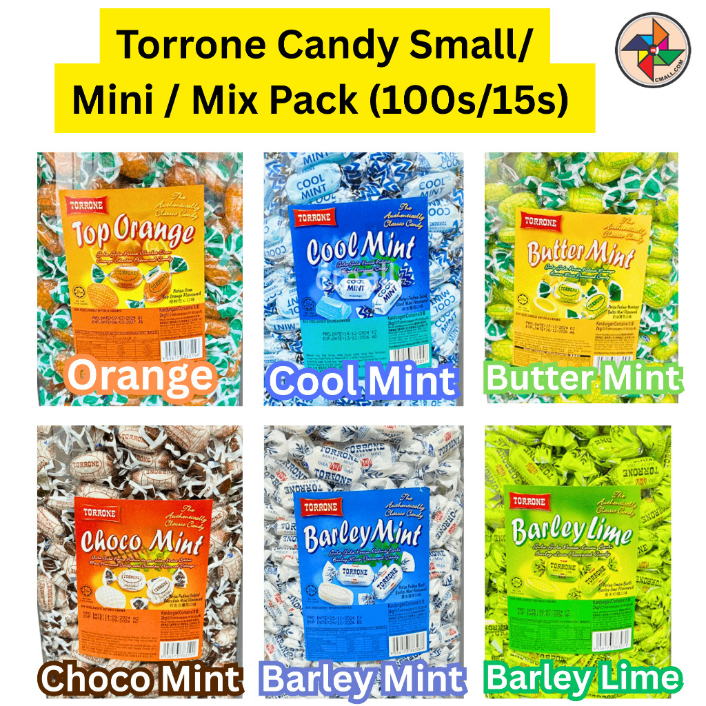 [CM] Torrone Candy Hard Candy Small / Mini / Mix Pack (100pcs / 15pcs ...