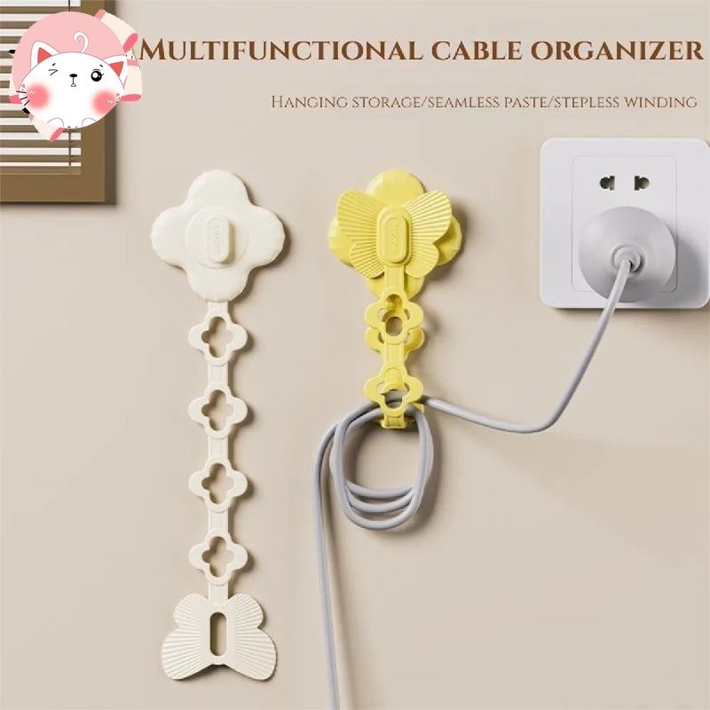 Storage Cord Winder Hair Dryer Wall Mount Hook Fastener Cable Tie ...