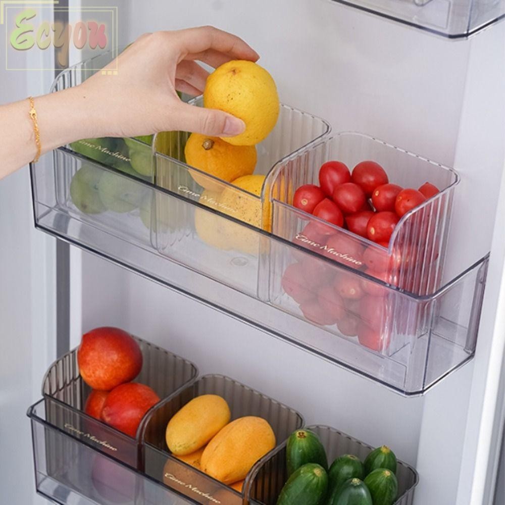 ECYOU Refrigerator Drawer, Deepen Large Opening Fridge Organizer Rack ...