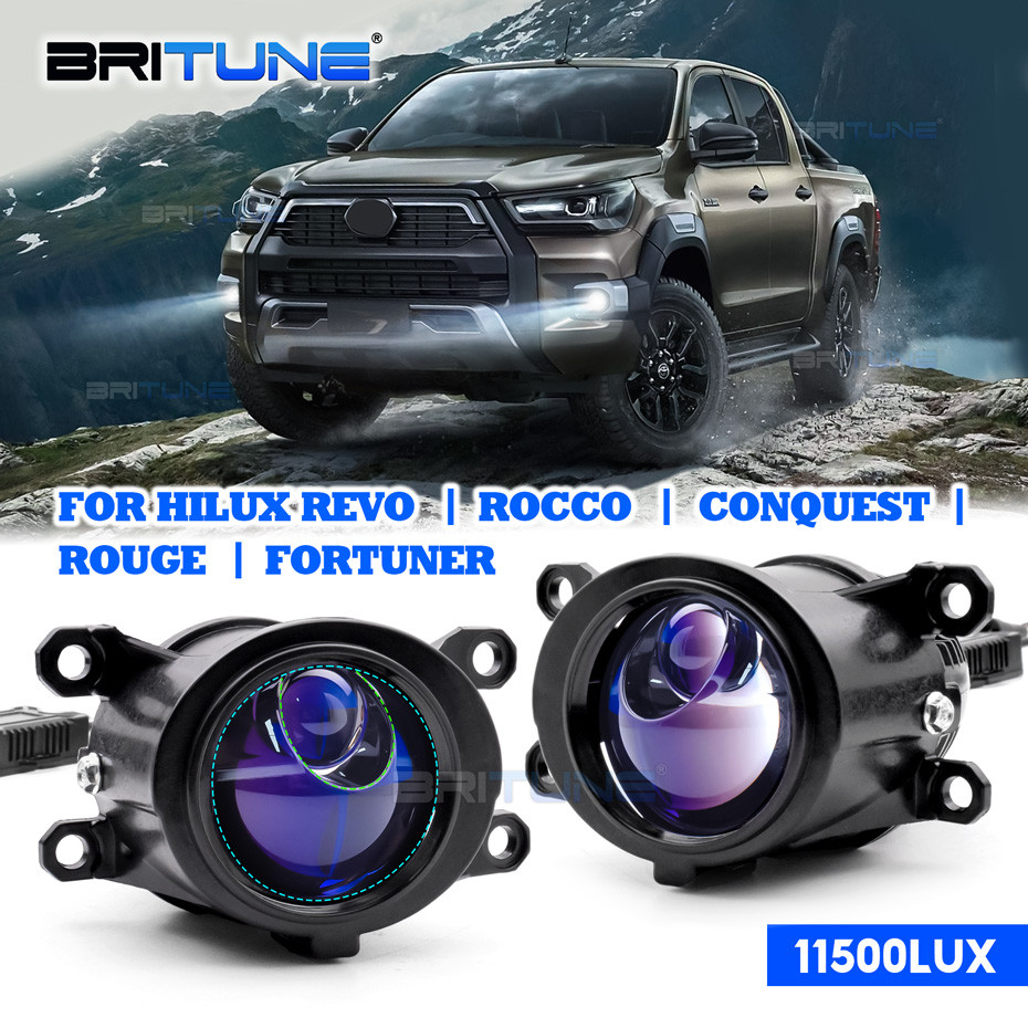 2.0 Inch Tri Color H11 11500LUX Hyperboloid Bi LED Fog Lamp Fog Lights ...