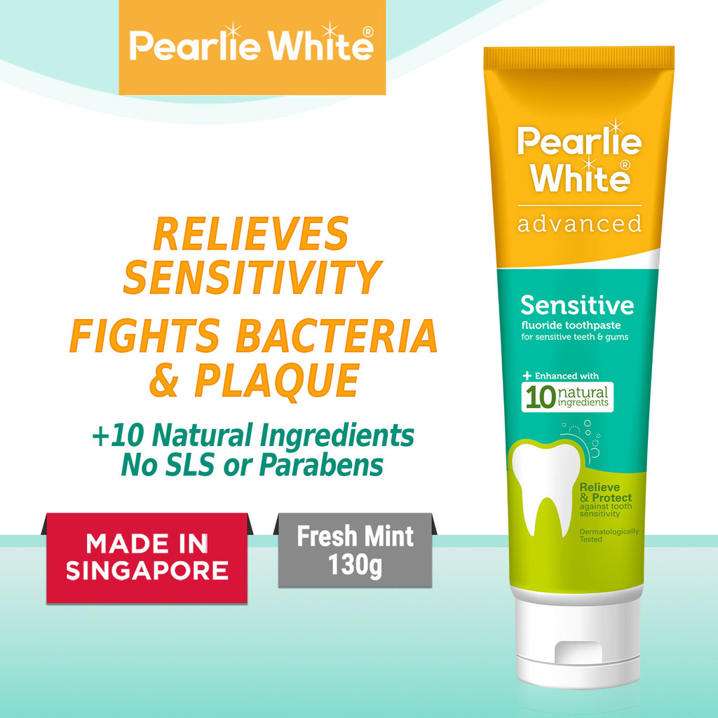 Pearlie White Advanced Sensitive Fluoride Toothpaste 130g | Shopee Malaysia