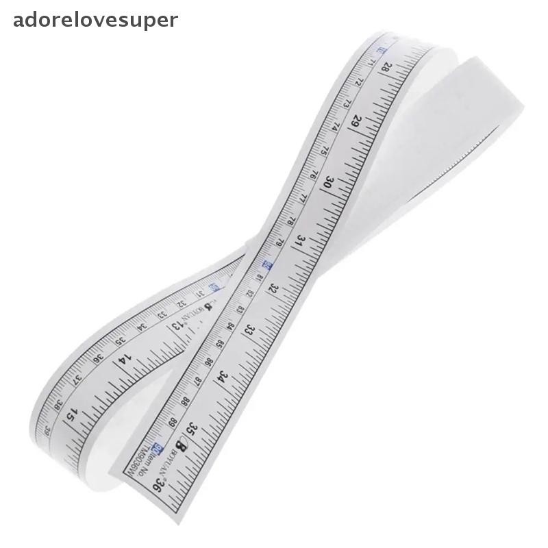 AD1MY 90cm Self-Adhesive Measuring Tape Imperial Metric Scale Ruler ...