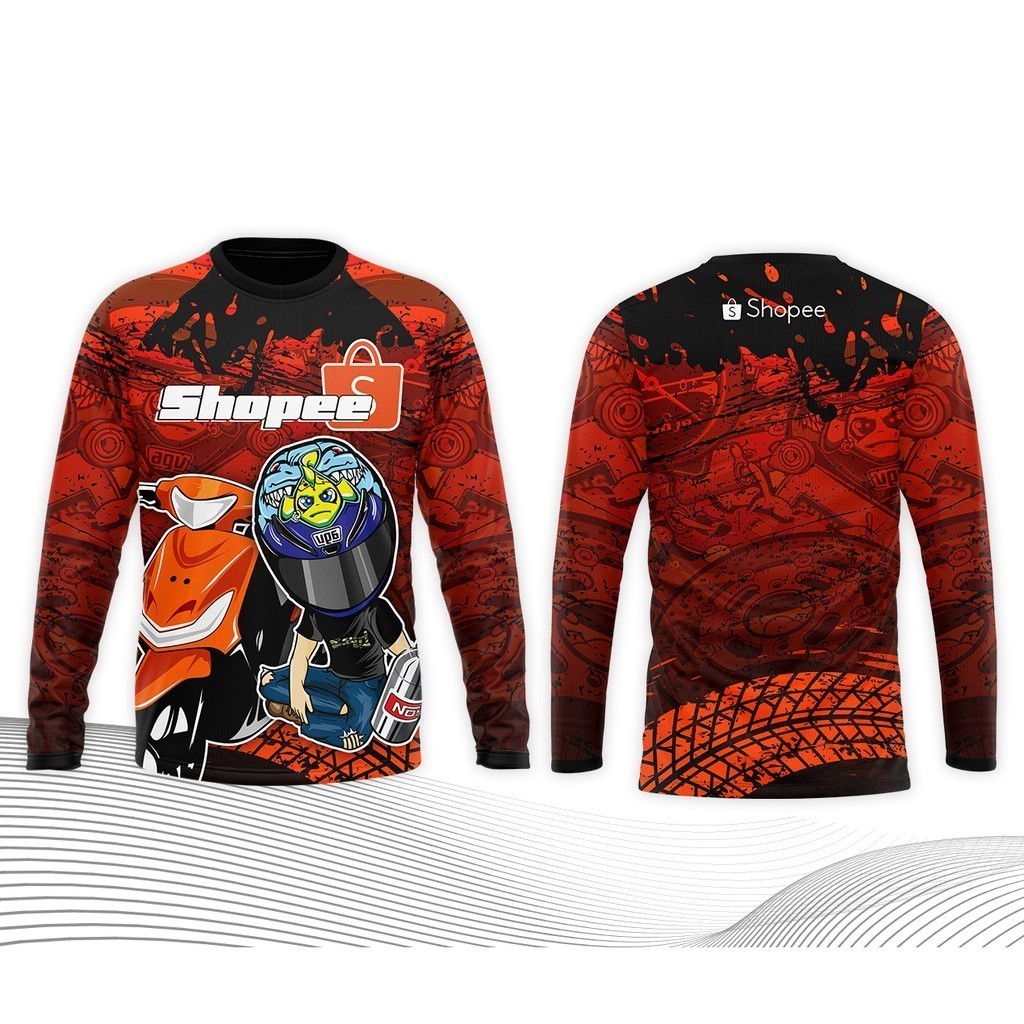 Shopee Shopee Rider Long Sleeve Shopee Thailand Motorcycle Rider Full ...